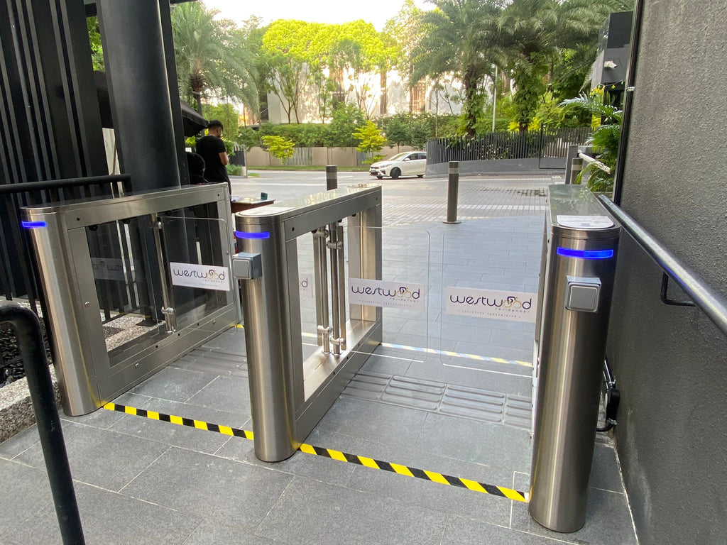 Swing Gate Turnstiles @Westwood Residence
